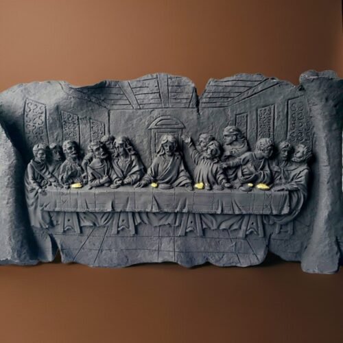 Lava Statues Volcano Etna Sicily The Last Supper - Etna in Sydney